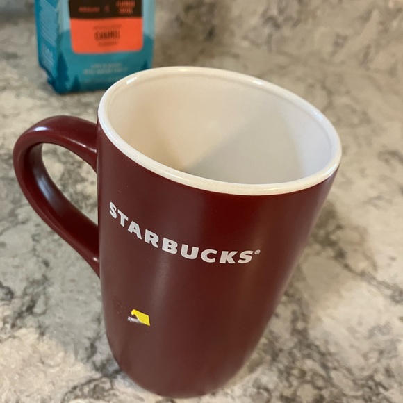 Starbucks | Dining | Starbucks Coffee Mug Maroon 5 Oz Tall Cup | Poshmark